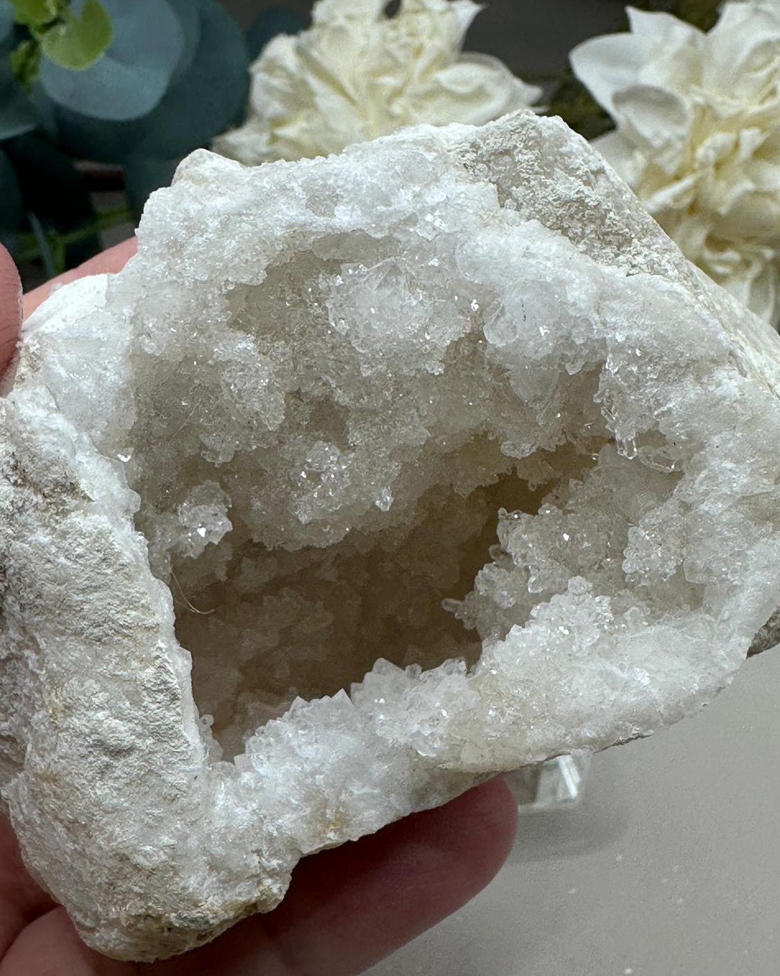 Clear Quartz Geode – I Love Crystal Rays Australia