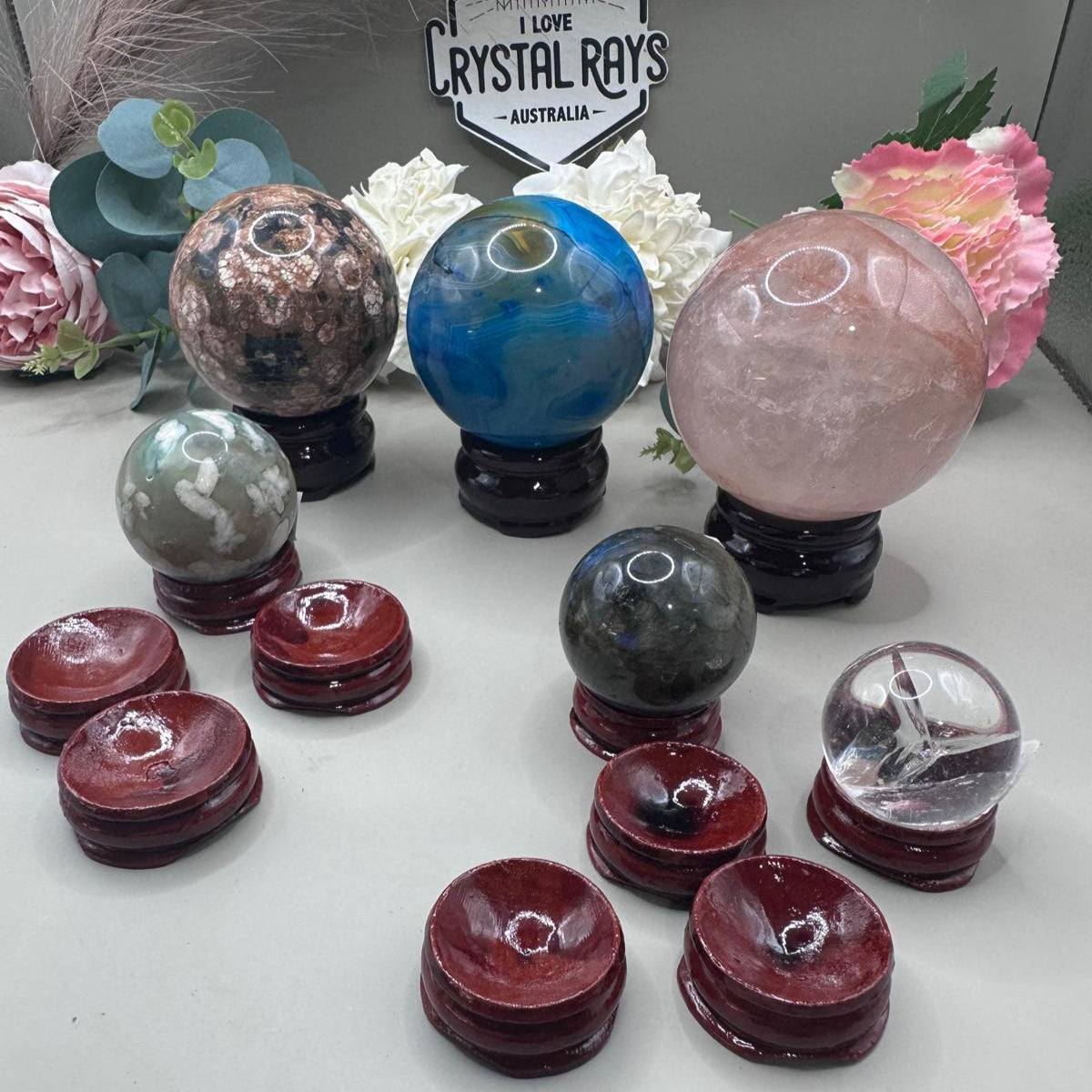 Wooden🌿Stands 3 Sizes – I Love Crystal Rays Australia